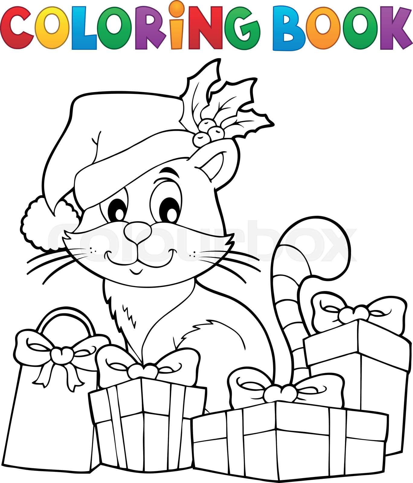 Christmas Hats Coloring Pages
