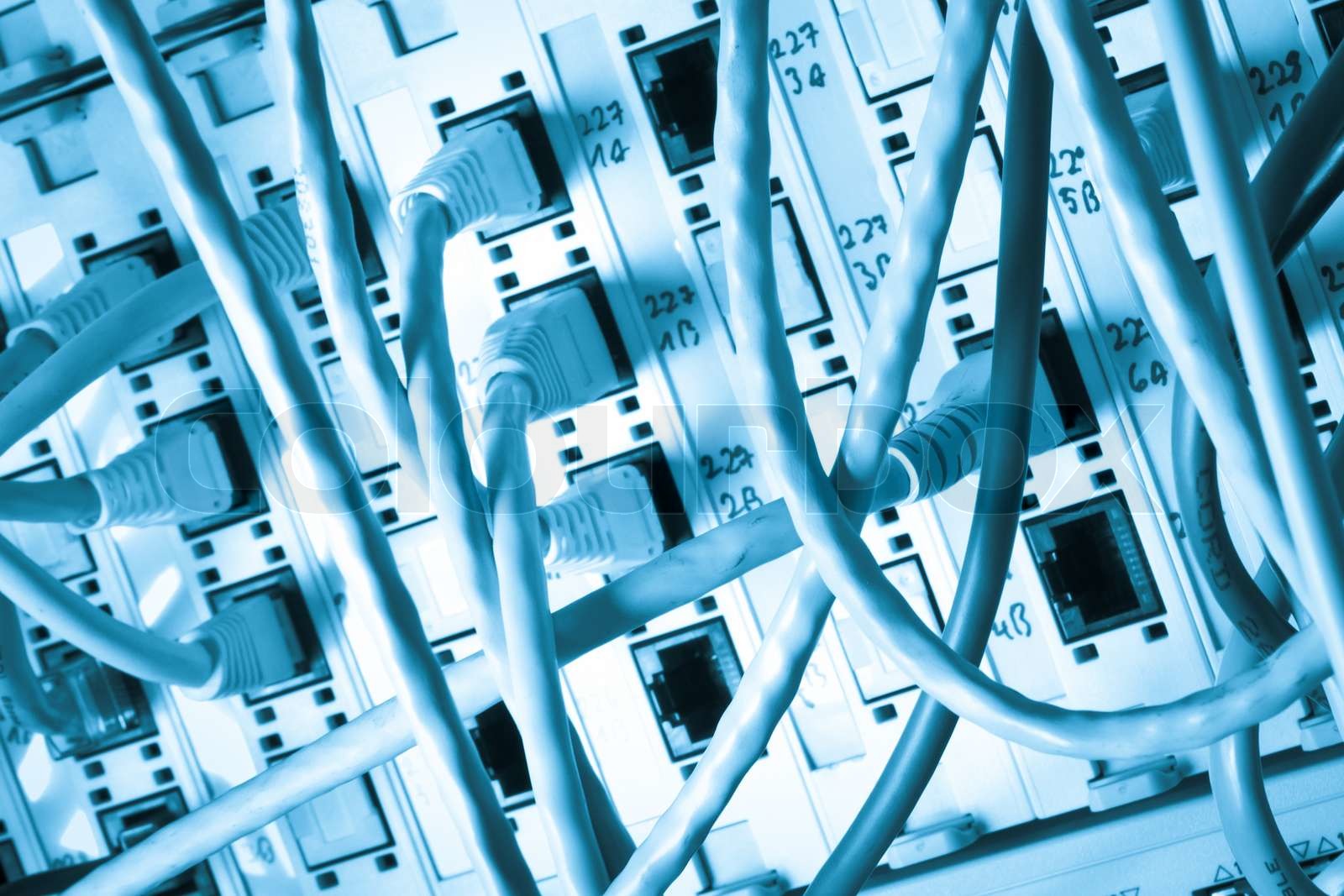 Network center concept | Stock image | Colourbox