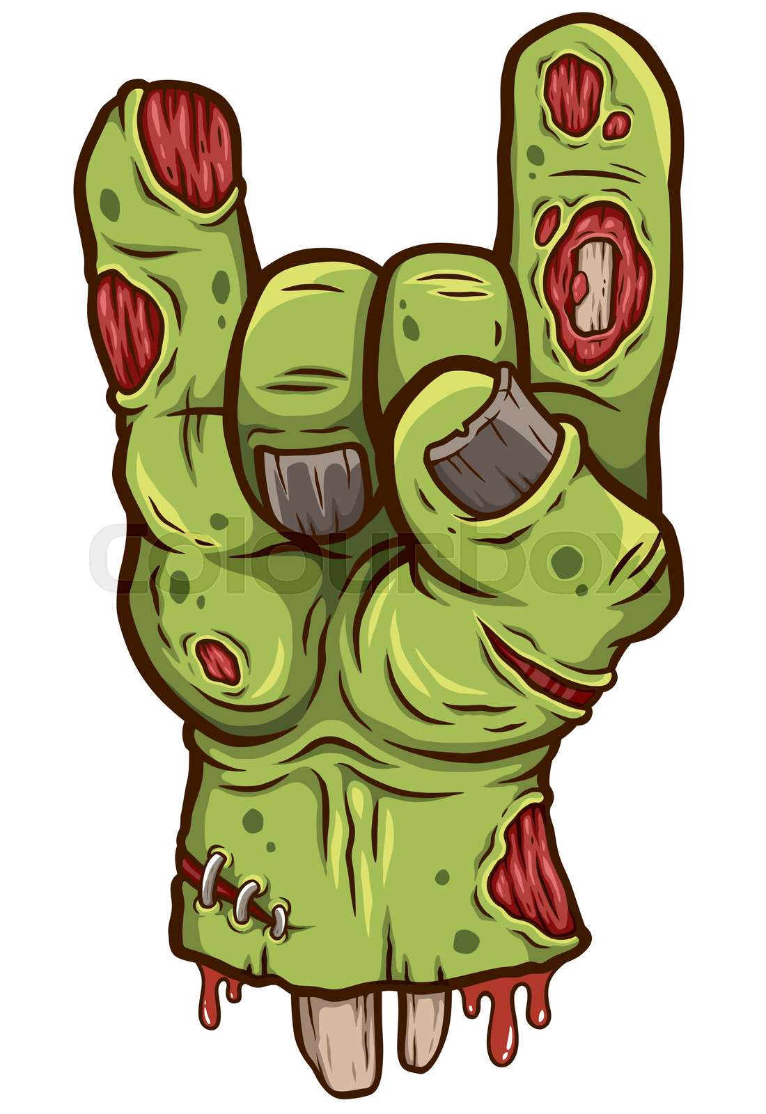 Zombie hand | Stock vector | Colourbox