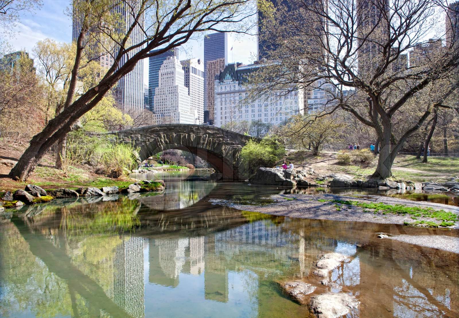 Gapstow Bridge in Spring | Stock image | Colourbox