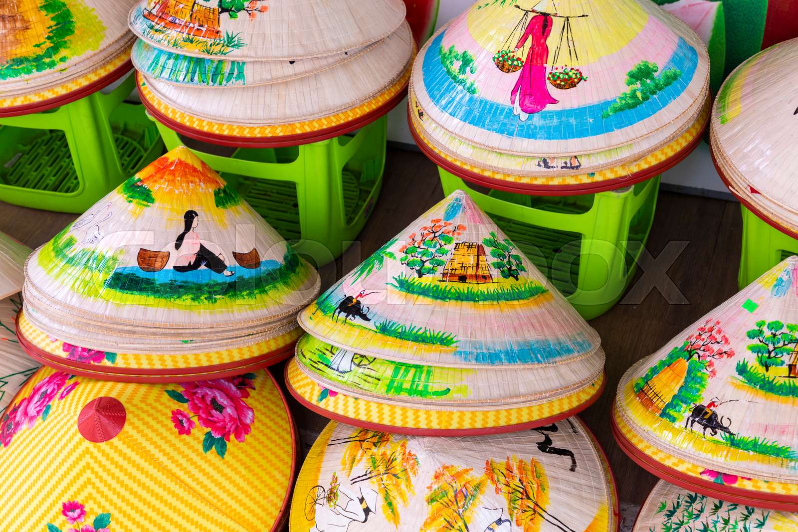 Vietnam's traditional souvenirs are sold in shop at Hanoi's Old Quarter ...