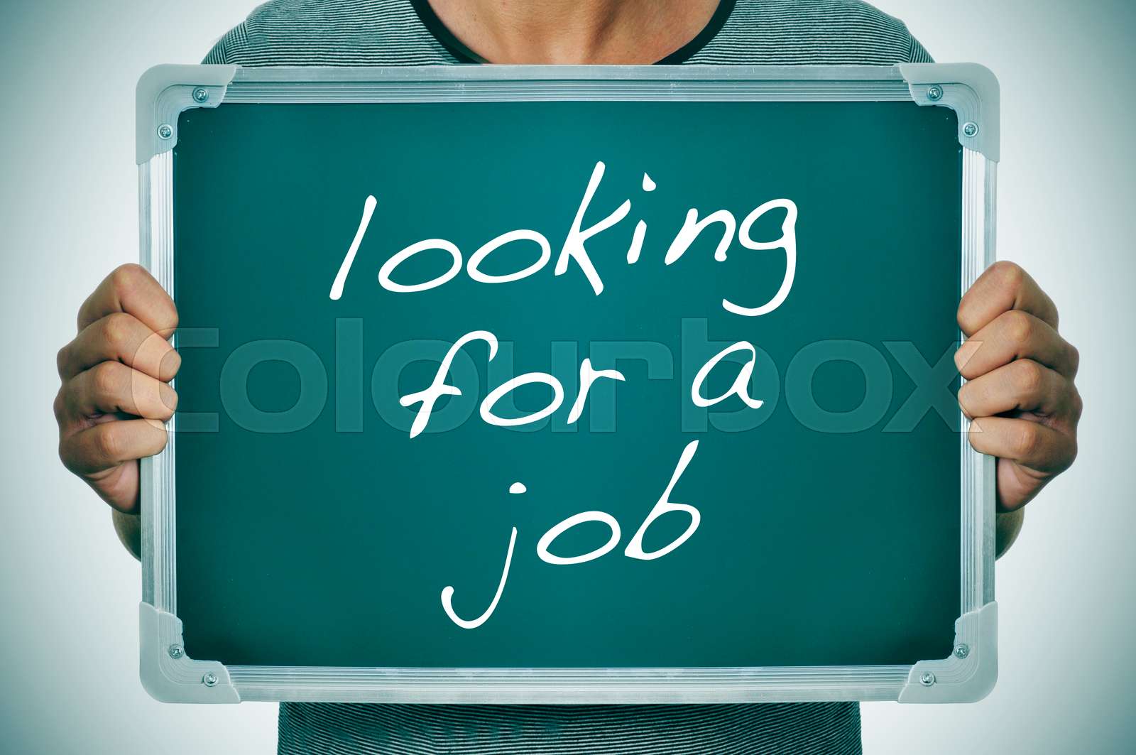 man looking for a job | Stock image | Colourbox