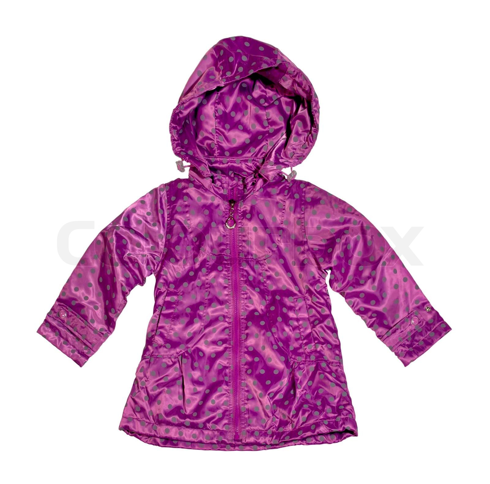 Cute purple jacket | Stock image | Colourbox