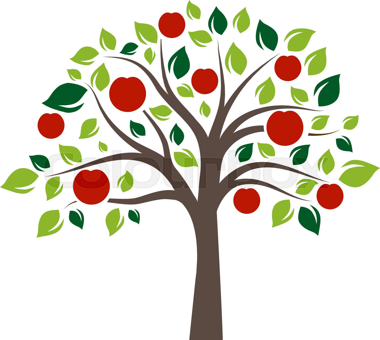 Fall Apple Tree Clip Art