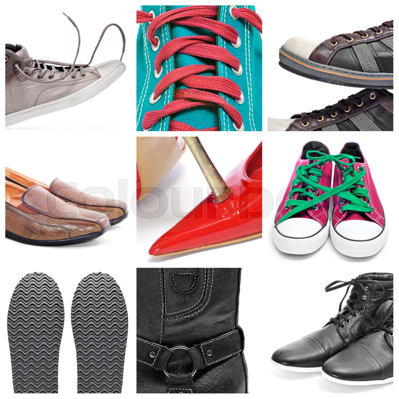 shoes collage | Stock image | Colourbox