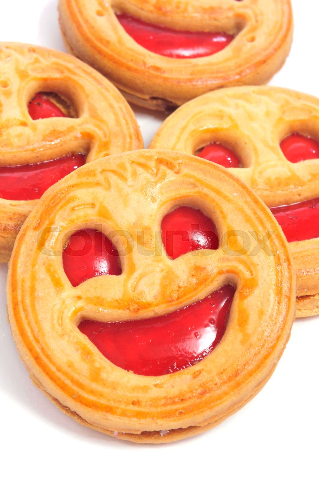 smiley biscuits | Stock image | Colourbox