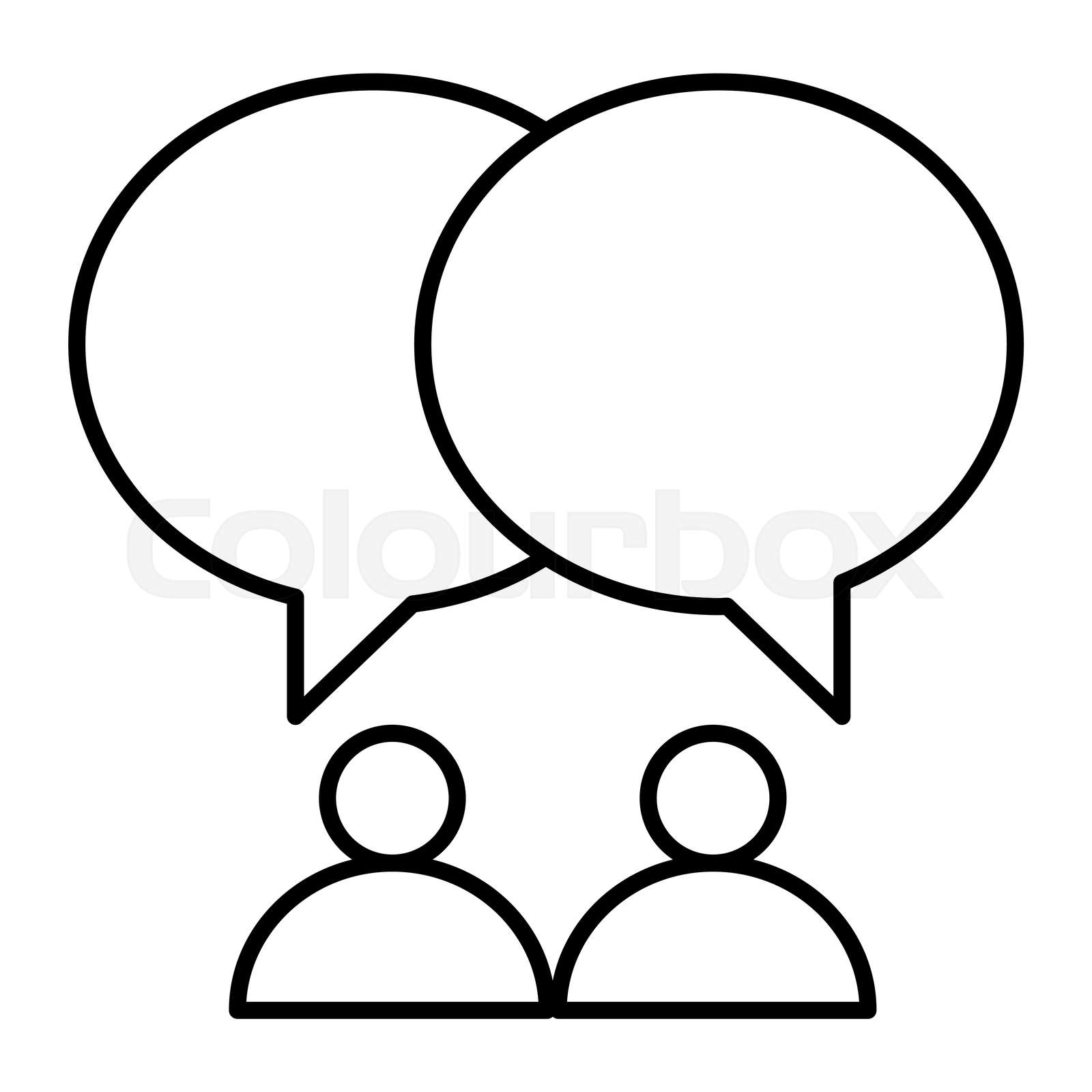 Communication Clipart Black And White