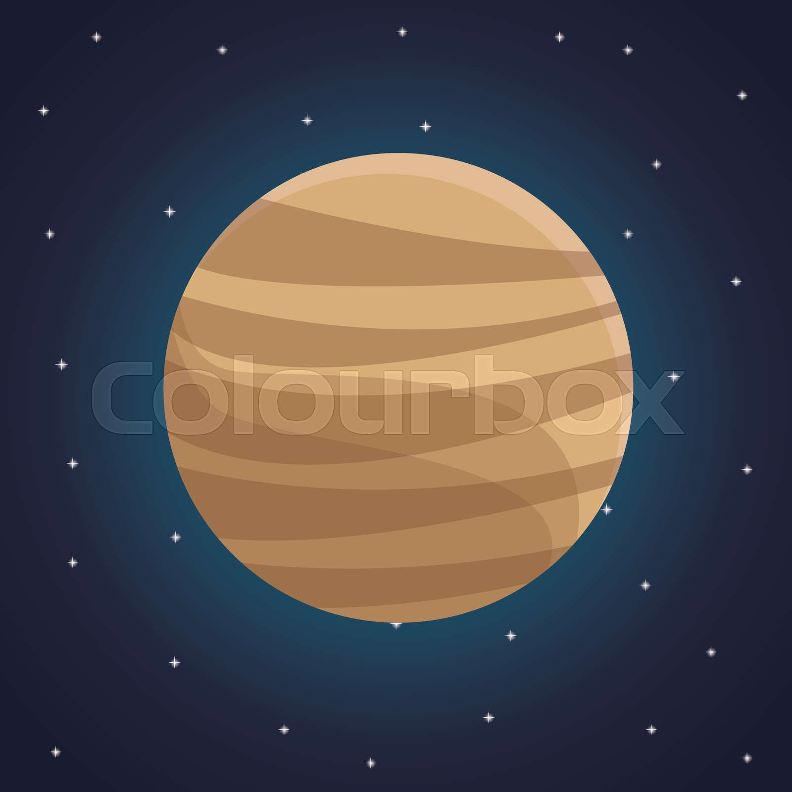 Venus Planet Drawing