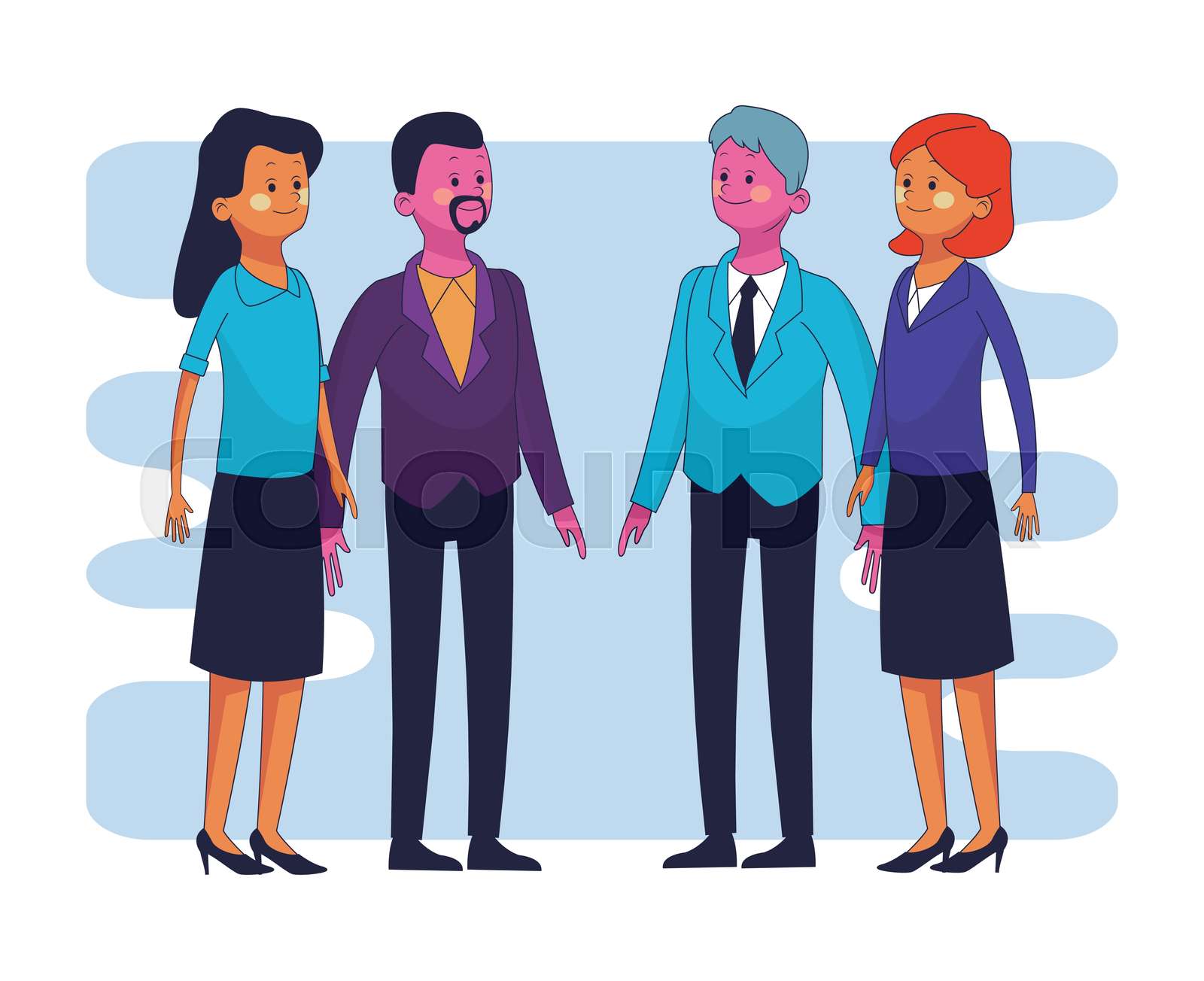 Business executive people | Stock vector | Colourbox