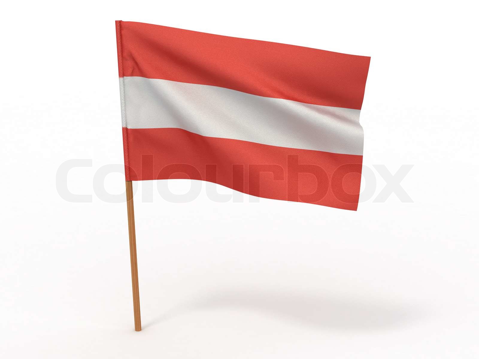 Flagge von Österreich | Stock Bild | Colourbox