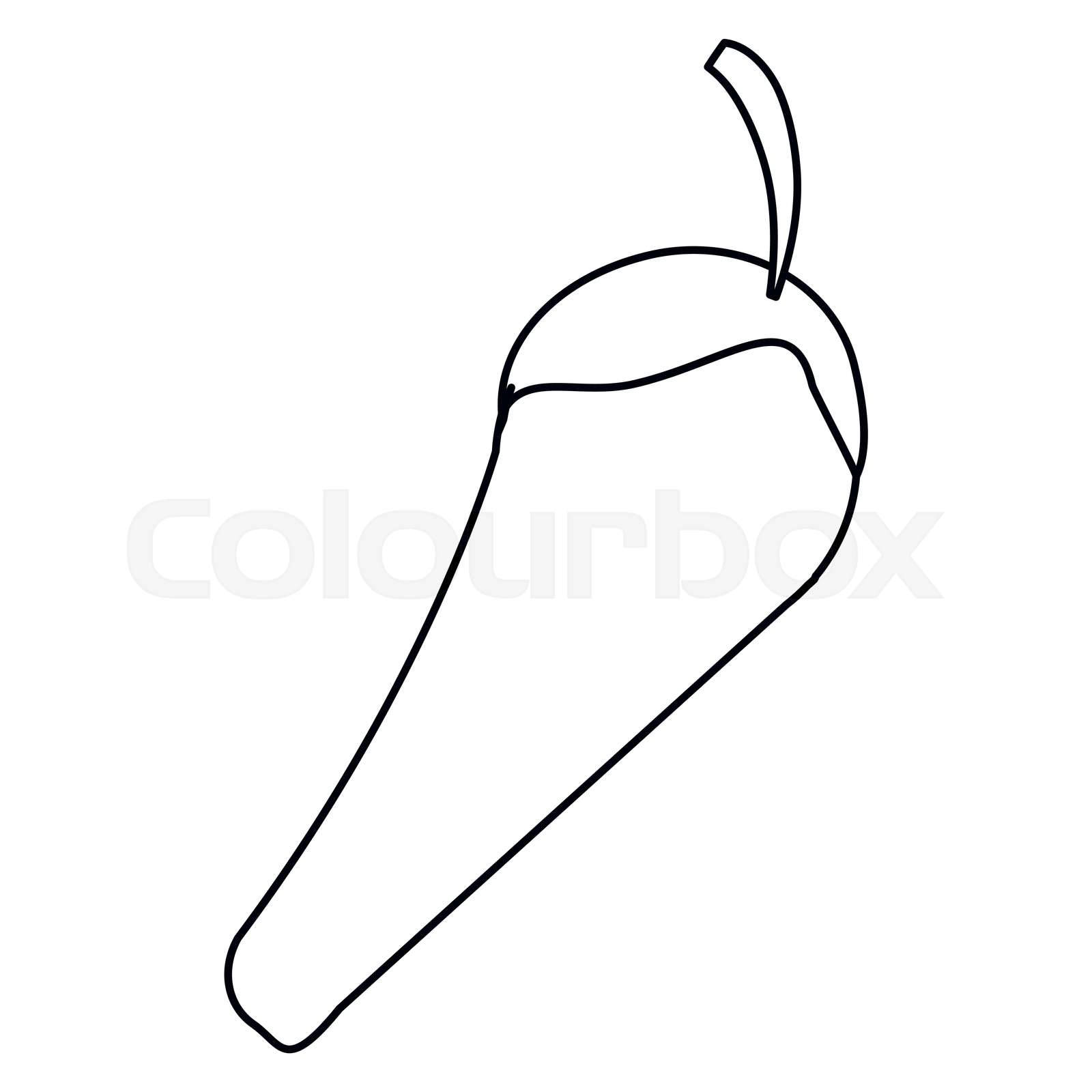 Pepper Outline