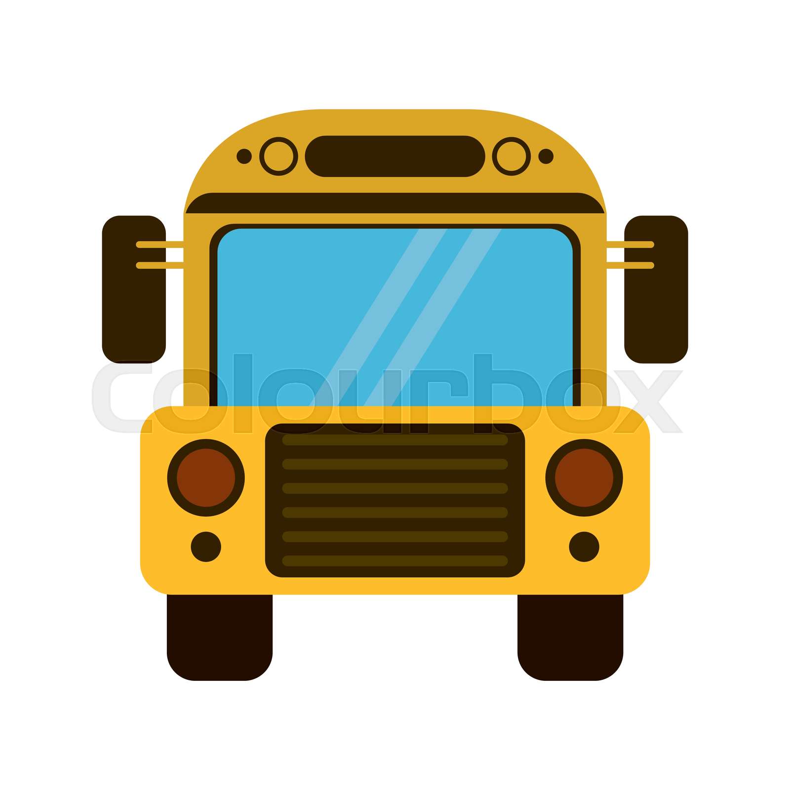 school bus transport design | Stock vector | Colourbox