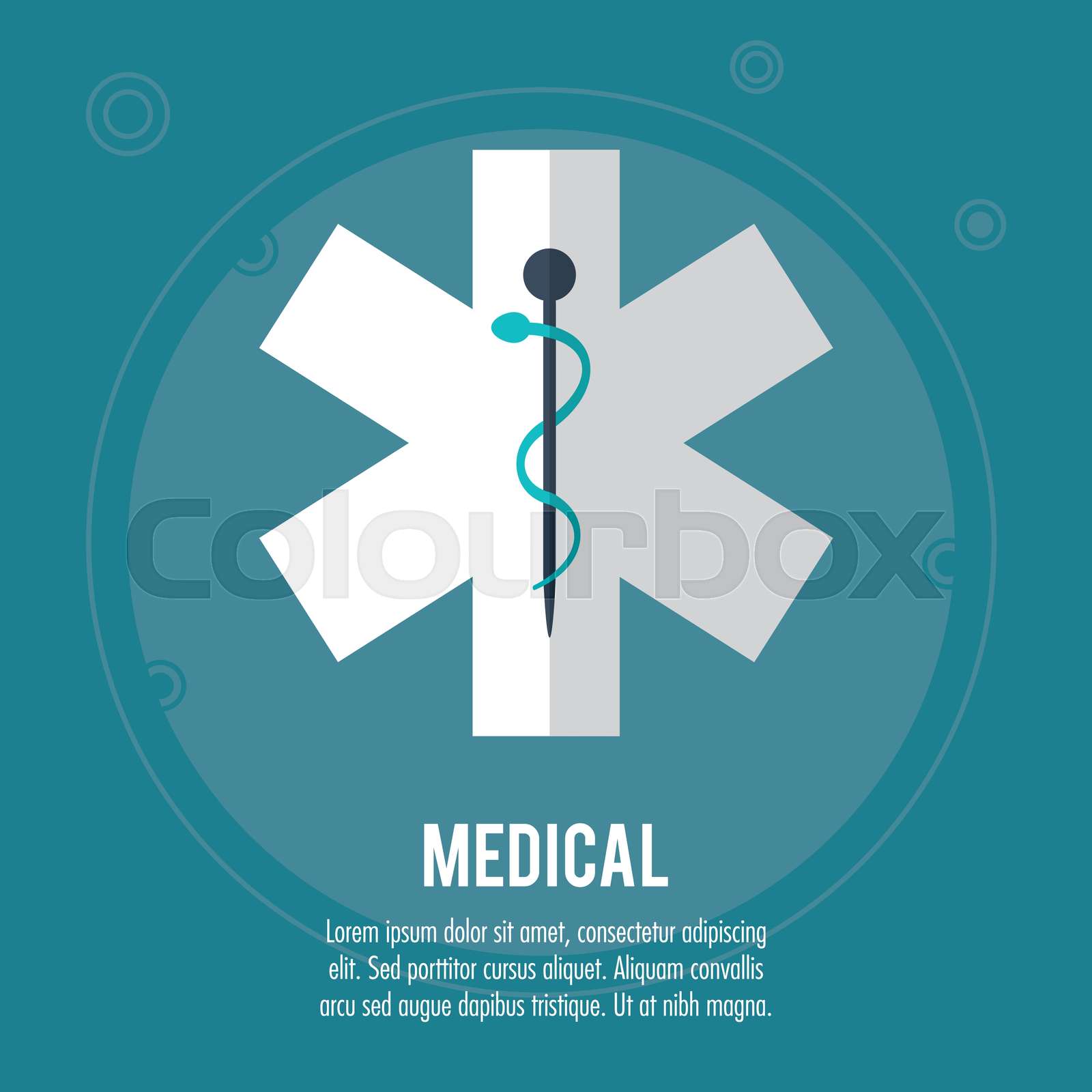 medical health care symbol design | Stock vector | Colourbox