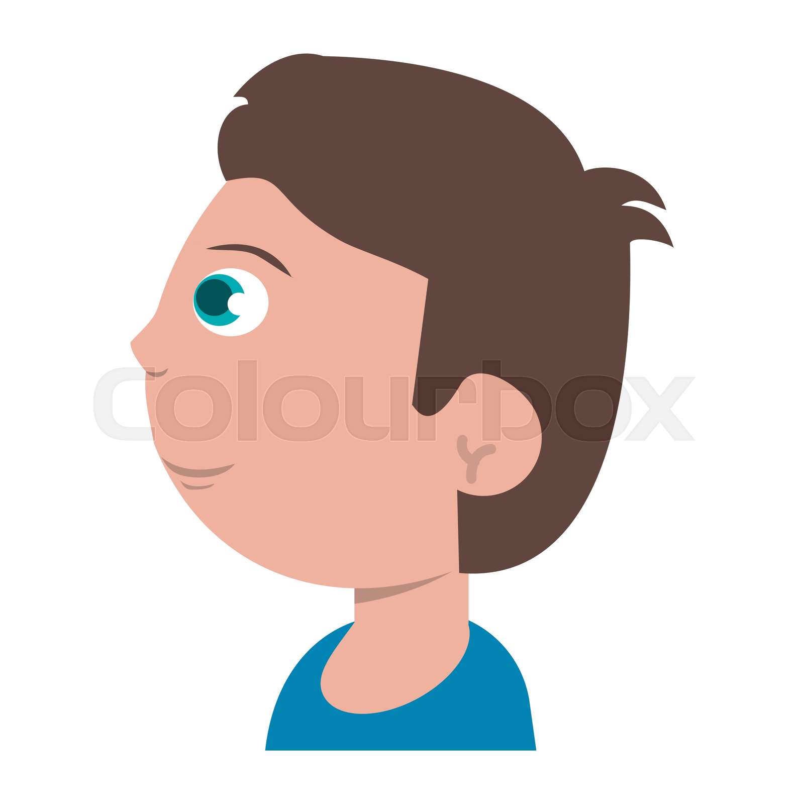 profile character boy son image | Stock vector | Colourbox