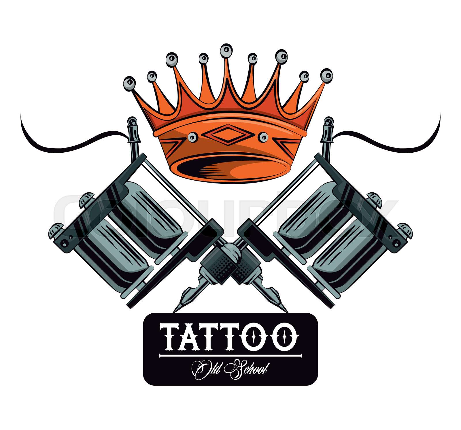 Tattoo studio design | Stock vector | Colourbox