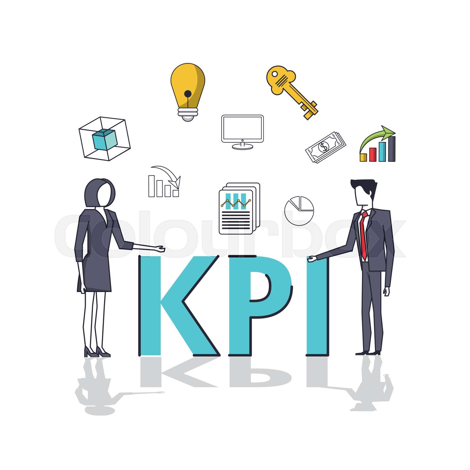 key performance indicator | Stock vector | Colourbox