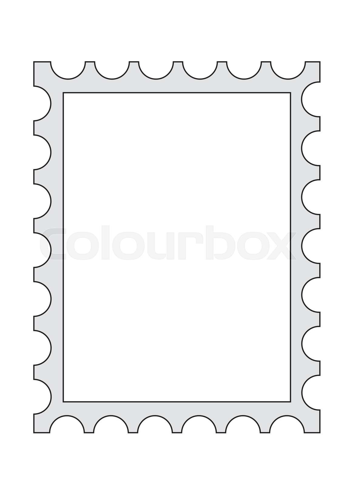 Stamp Border | Stock vector | Colourbox