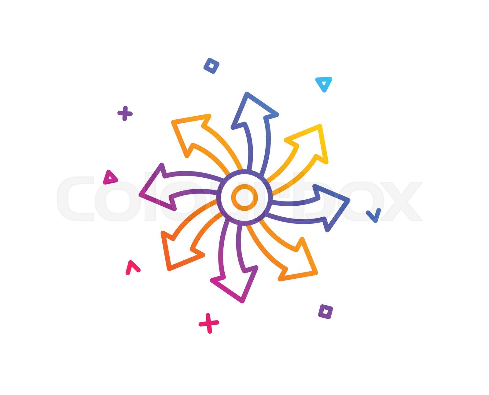 Versatile line icon. Multifunction sign. Vector | Stock vector | Colourbox