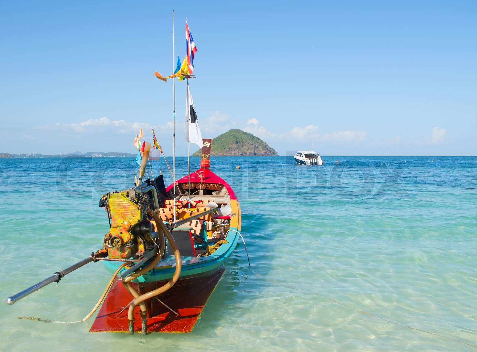 Long tail boat | Stock image | Colourbox