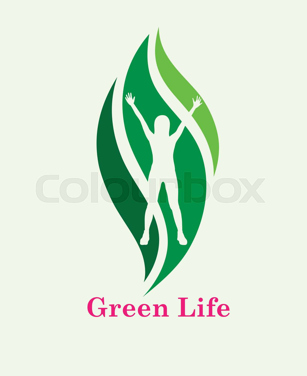 Green Life Logo | Stock vector | Colourbox