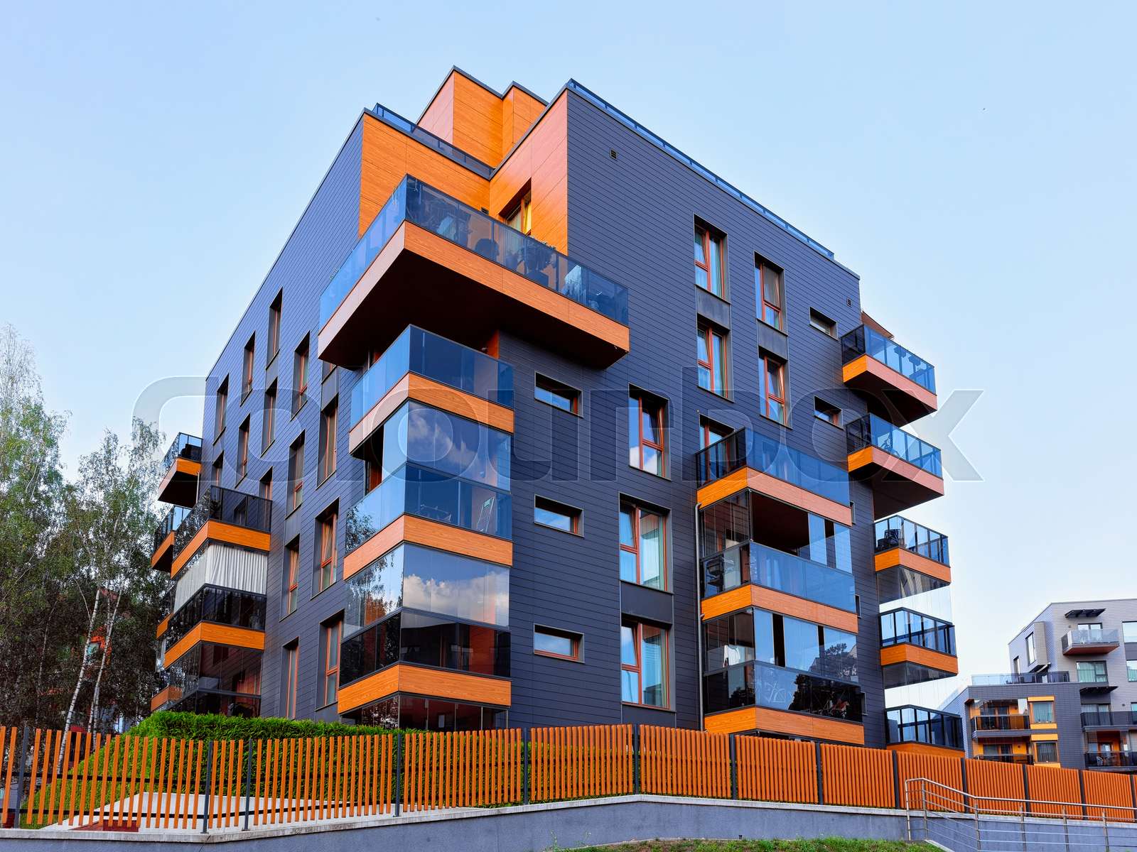Apartment flat house building real estate outdoor | Stock image | Colourbox