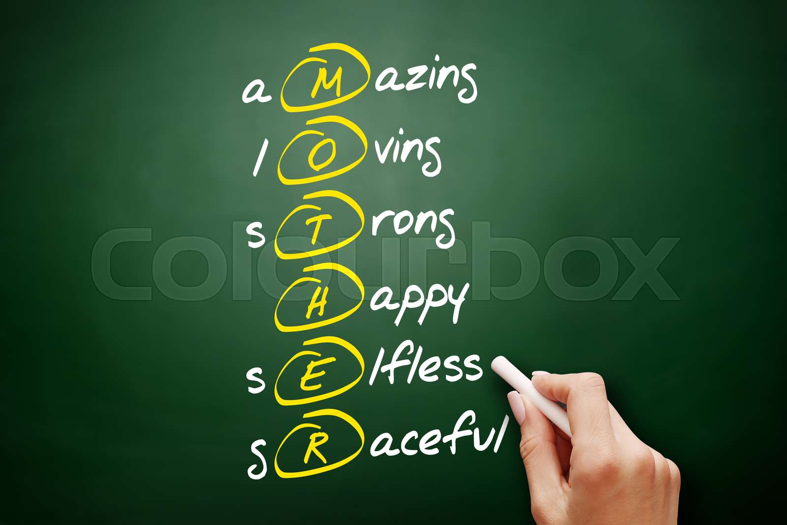 MOTHER - acronym concept | Stock image | Colourbox