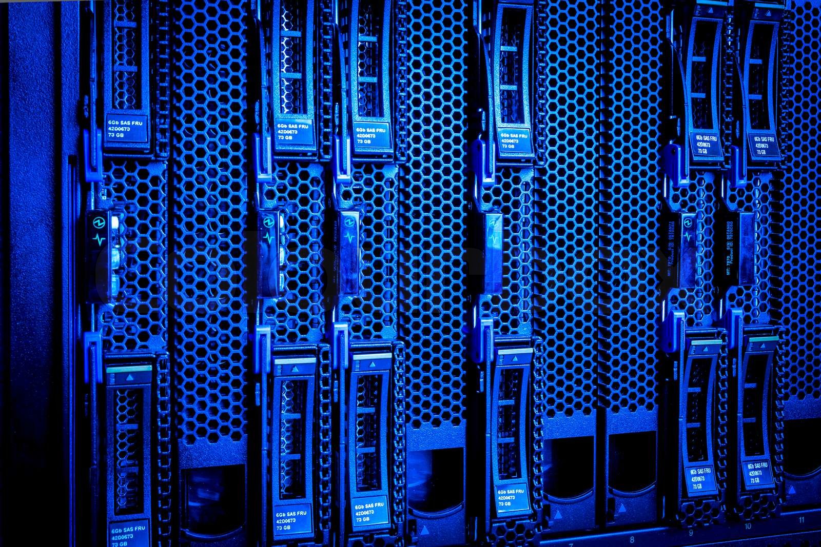 Data center detail | Stock image | Colourbox