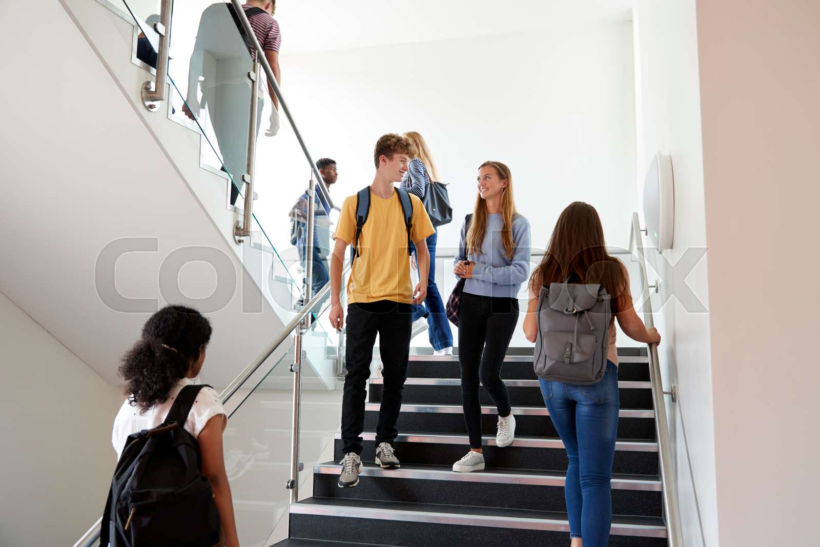 High School Stairs