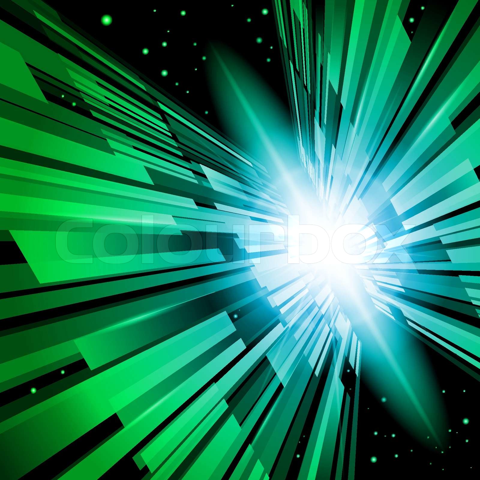 Green Radiance | Stock vector | Colourbox