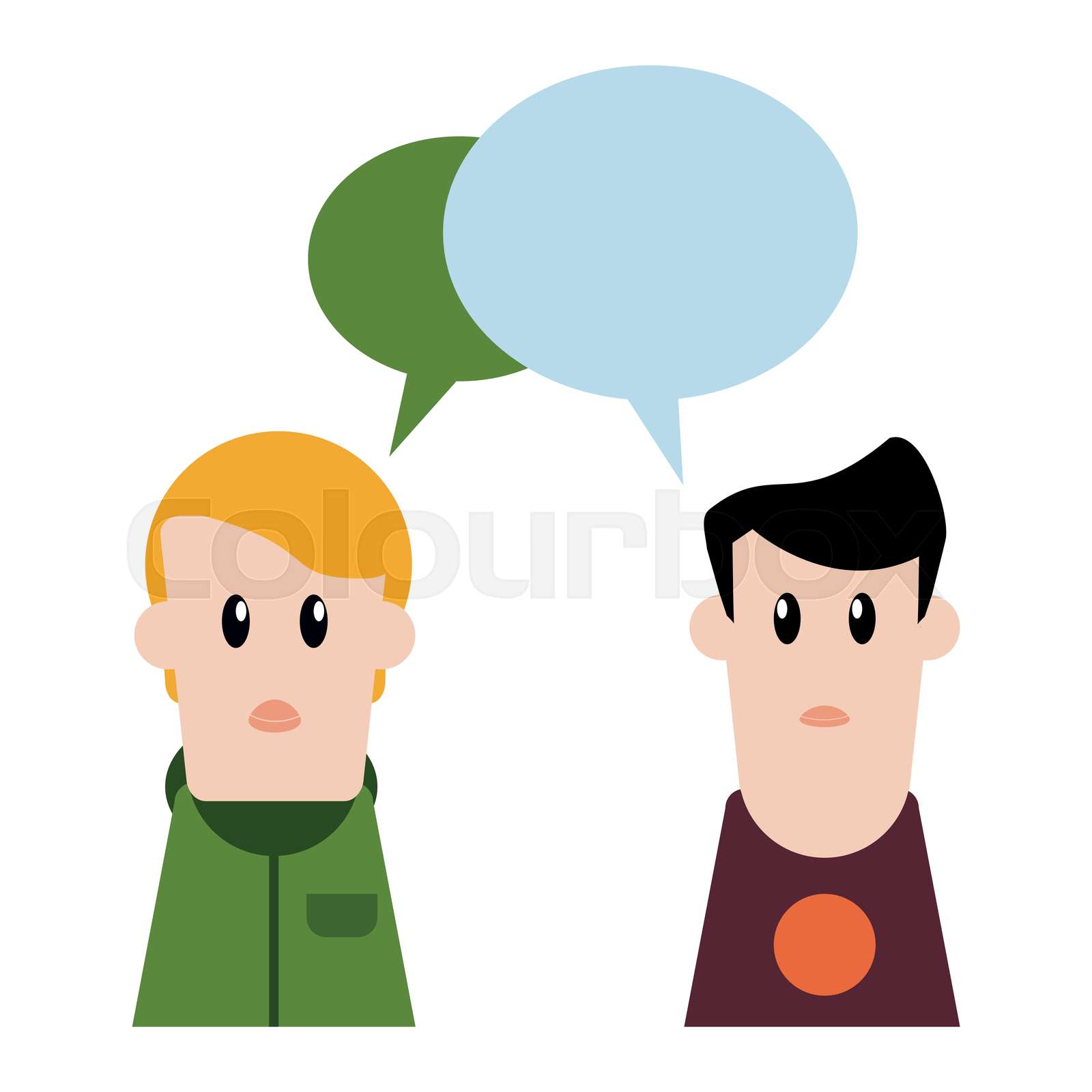 Person Talking Cartoon