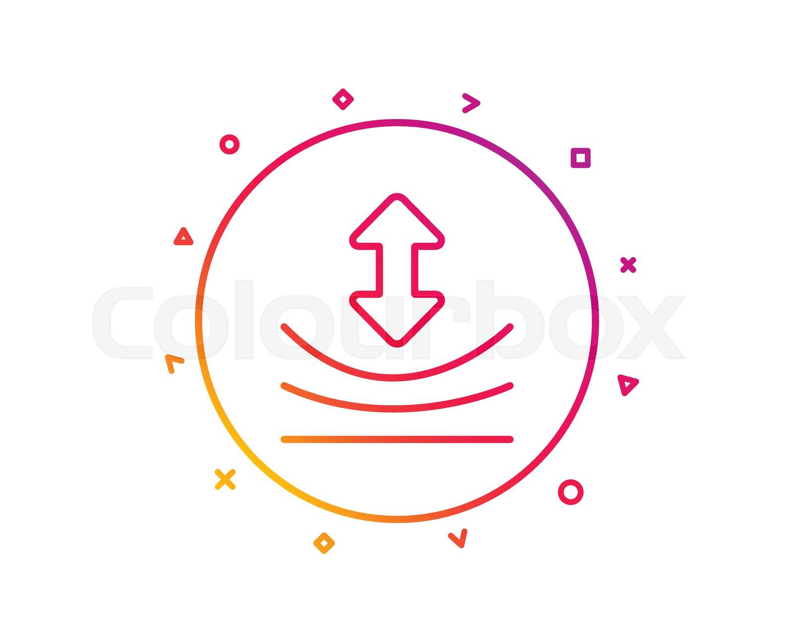 Resilience line icon. Elastic material sign. Vector | Stock vector ... Resilience line icon. Elastic material sign. Vector | Stock vector ...