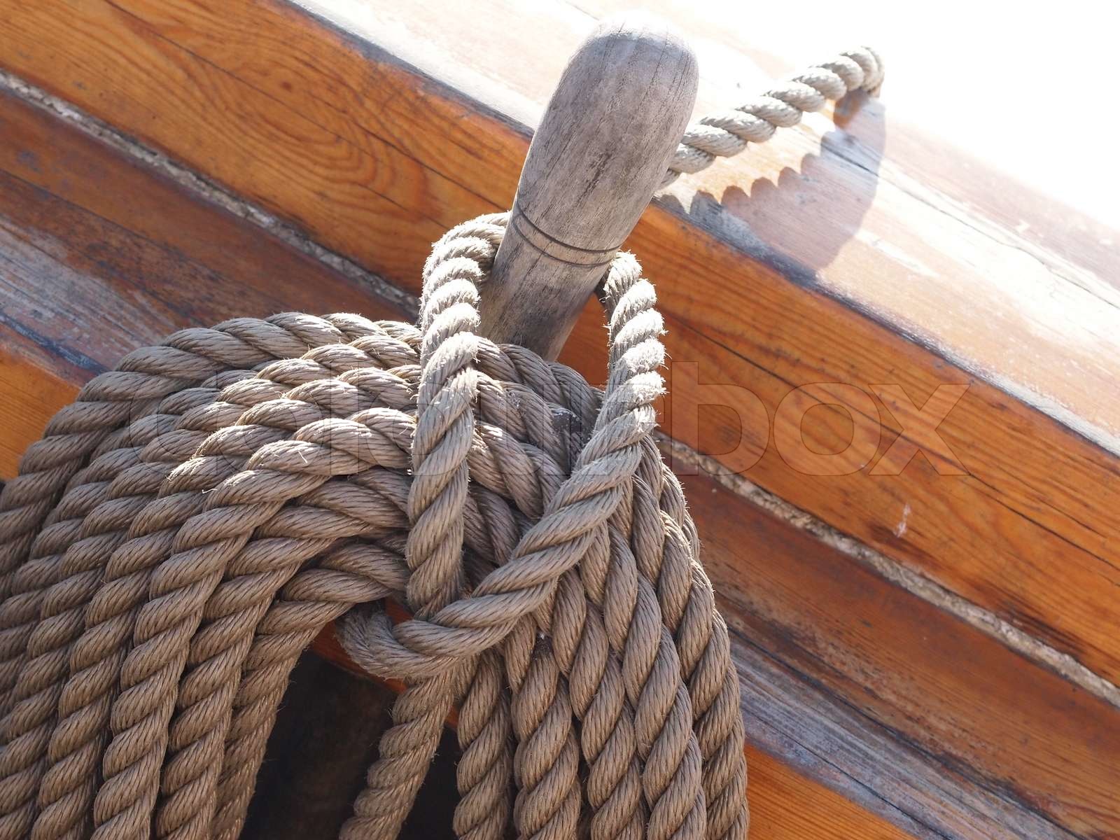 Rope on a Sailing Ship | Stock image | Colourbox