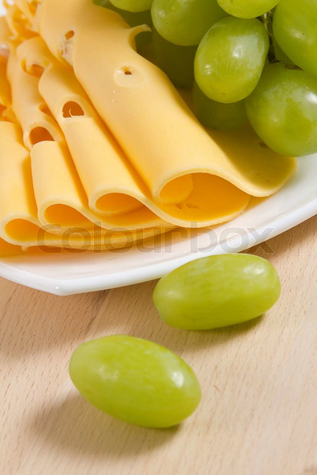 Grape and cheese | Stock image | Colourbox