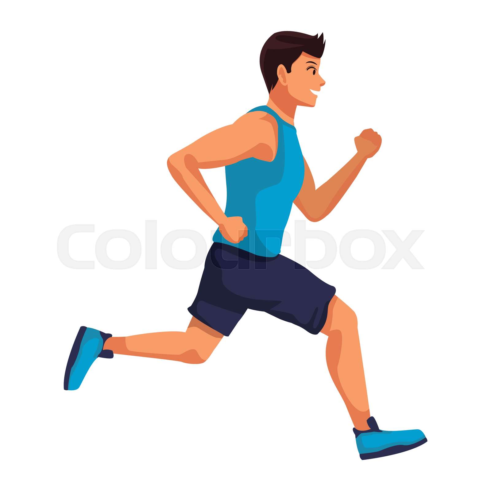 Animated Man Running
