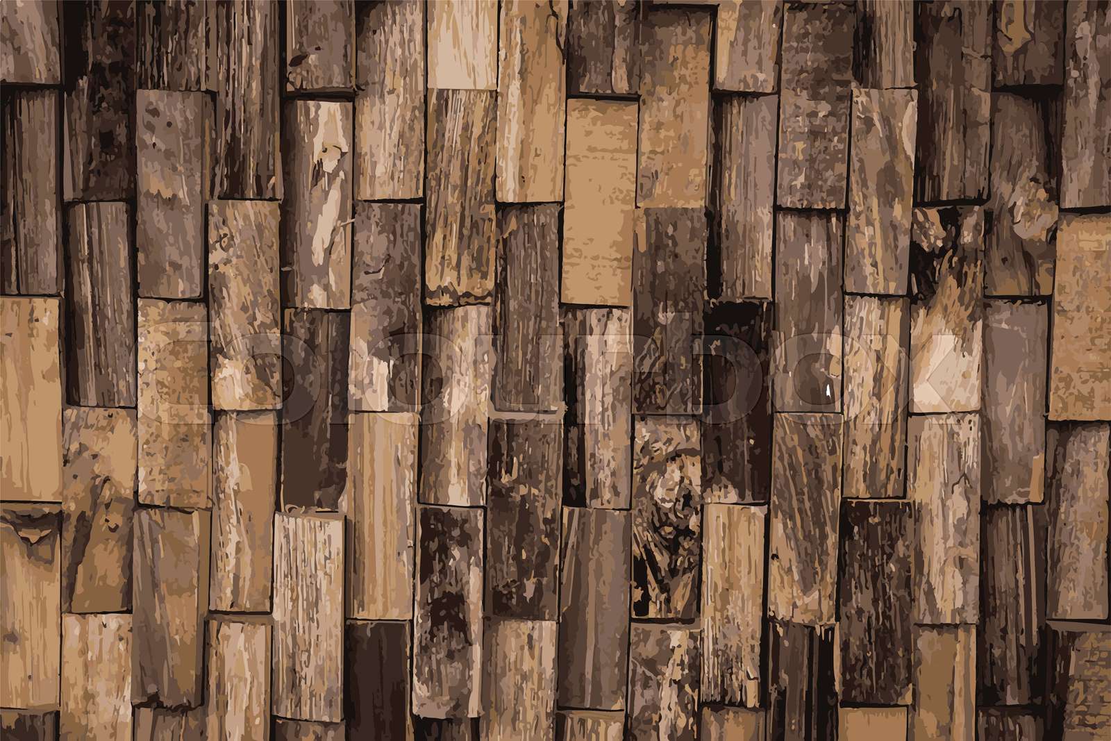 pattern of wood | Stock vector | Colourbox