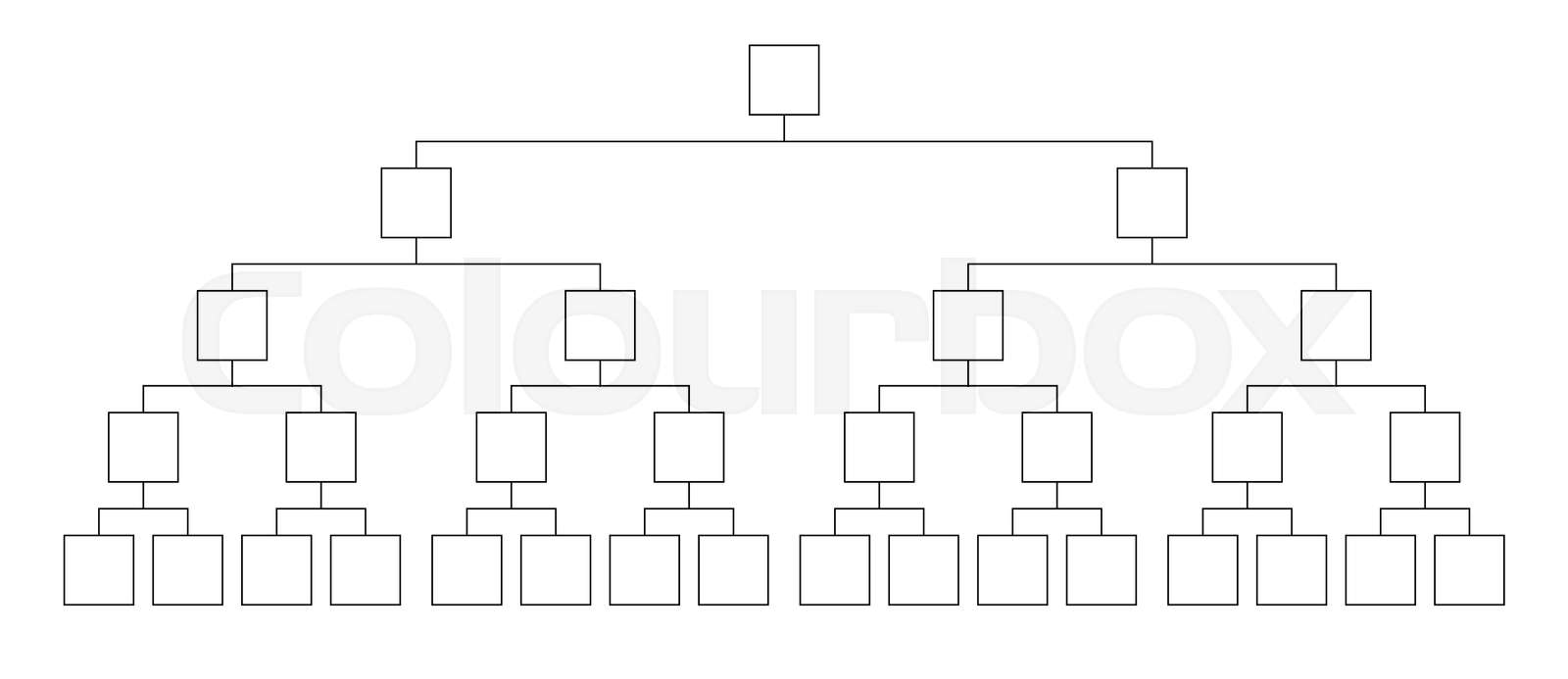 Fighting tournament bracket. Empty contest chart template. | Stock ...