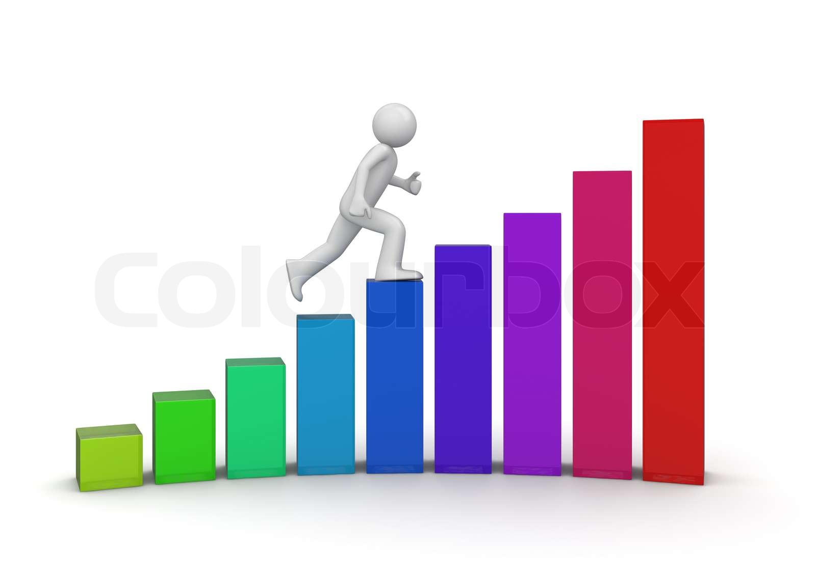 Gåture stigen til succes | Stock foto | Colourbox