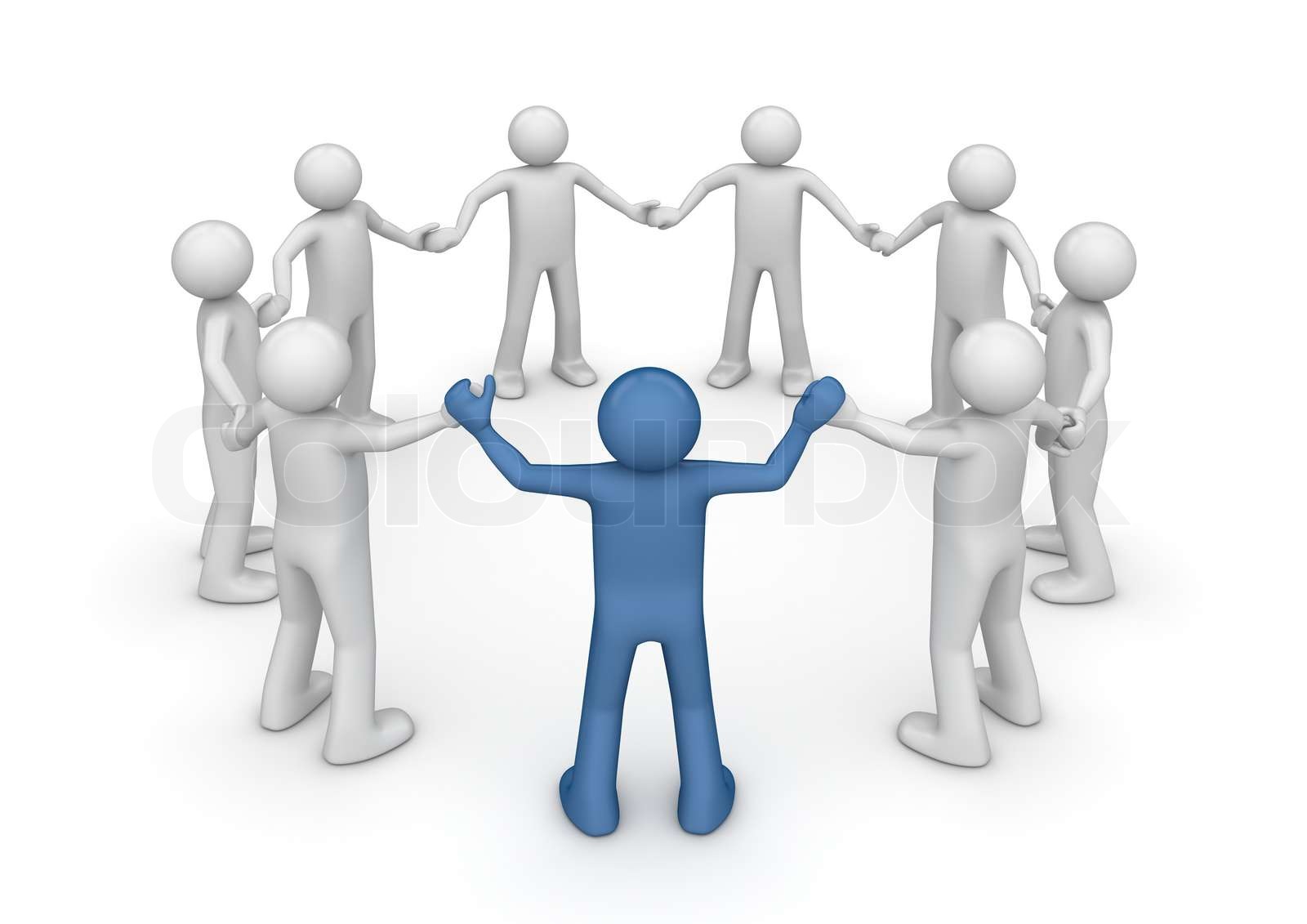 Team leader 3d isolated characters, business series | Stock image ...