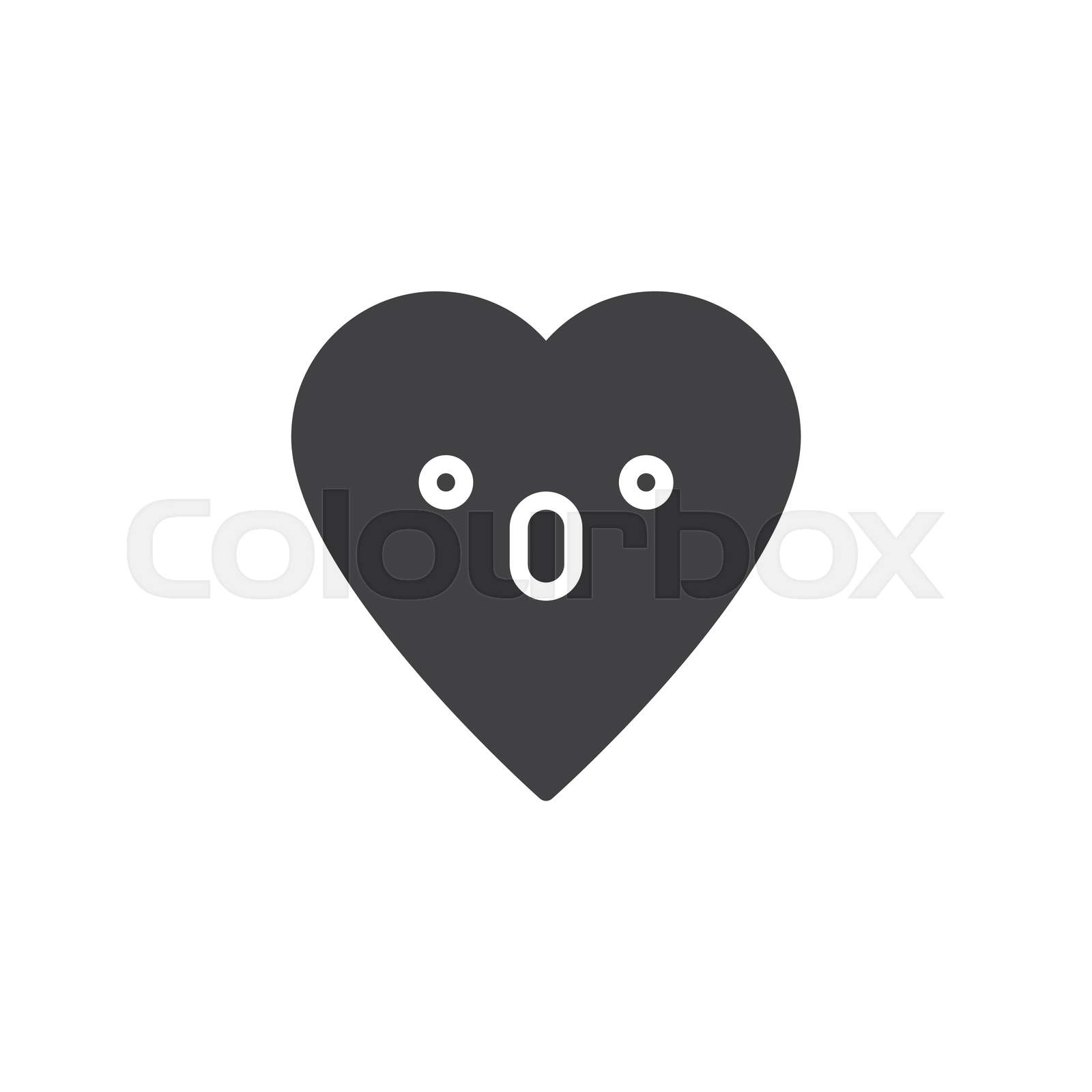 Hushed Face emoticon vector icon | Stock vector | Colourbox