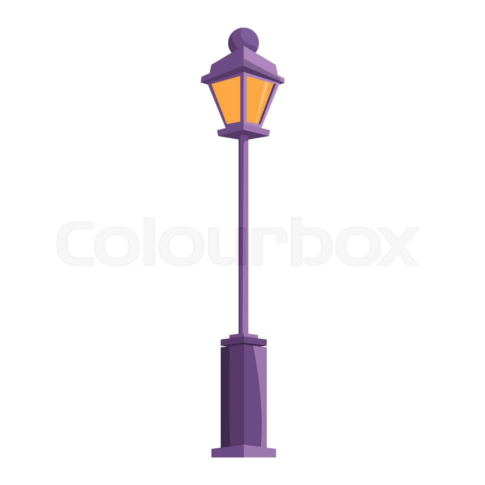 street light cartoon | Stock vector | Colourbox