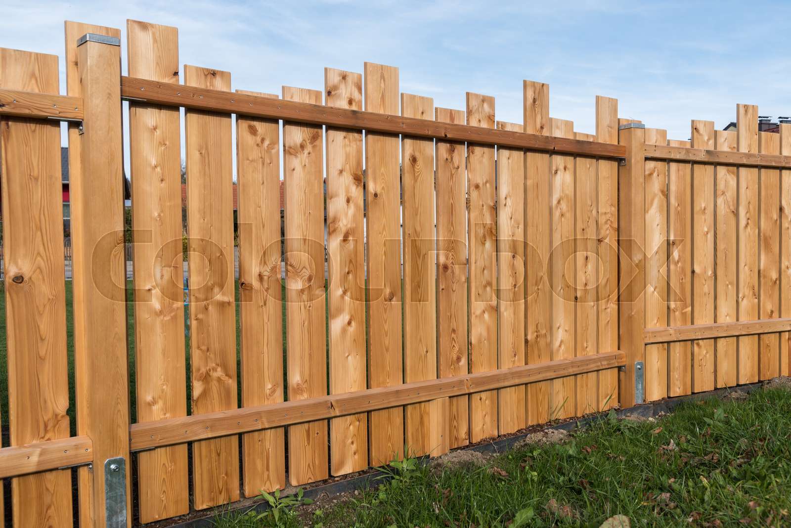 Verwunderlich Sichtschutz Holz Modern Bild