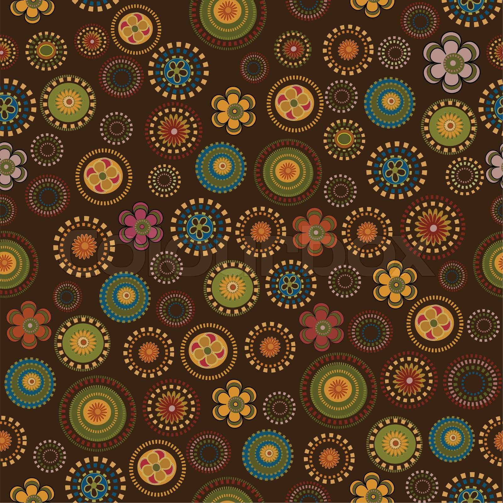 Seamless colourful pattern | Stock vector | Colourbox