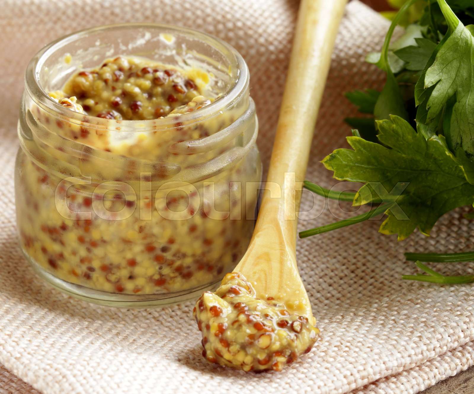 Traditional dijon mustard | Stock image | Colourbox