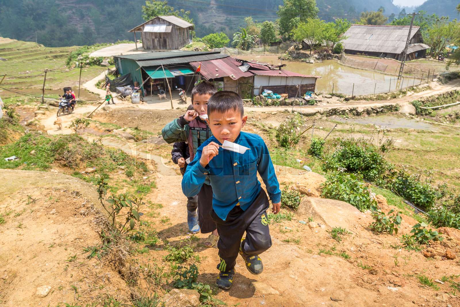 Children in Sapa, Vietnam | Stock image | Colourbox