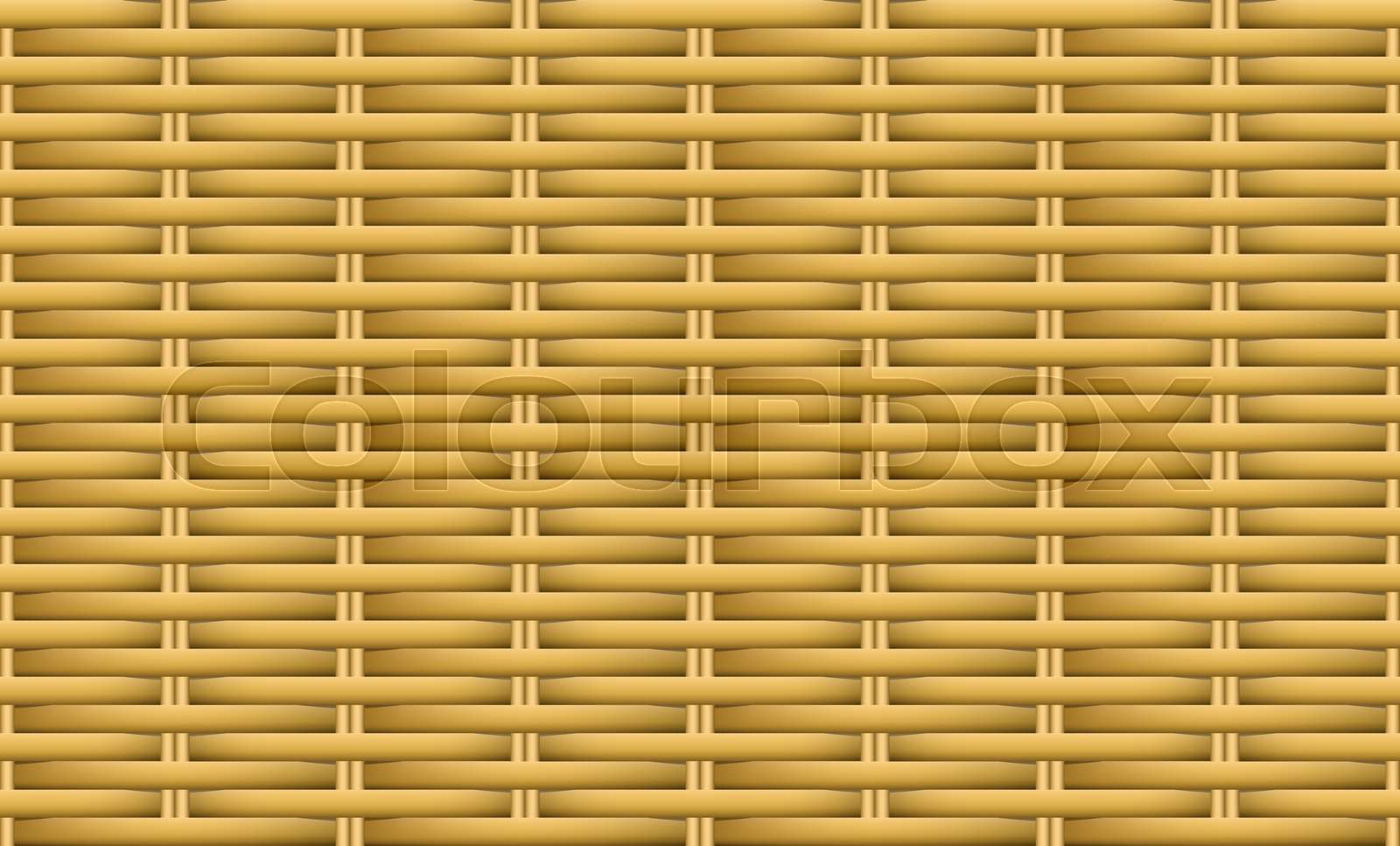 Seamless brown weave rattan pattern, vector art | Stock vector | Colourbox