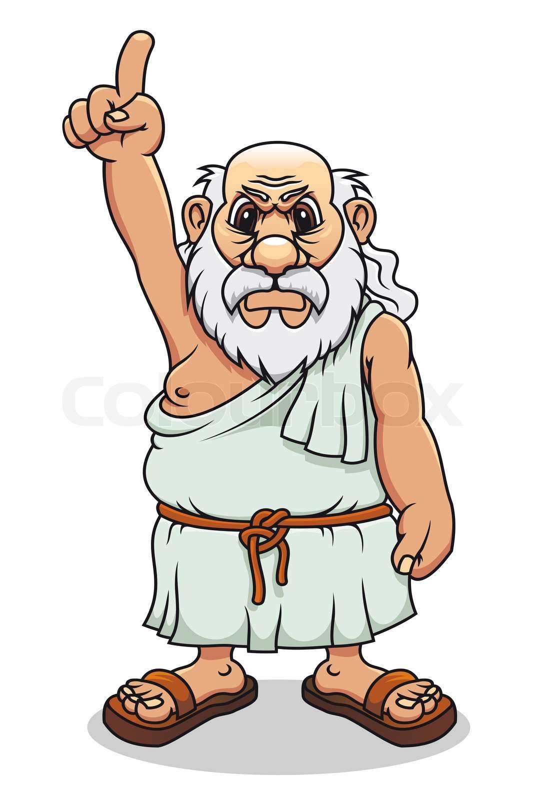 Ancient greek man | Stock image | Colourbox