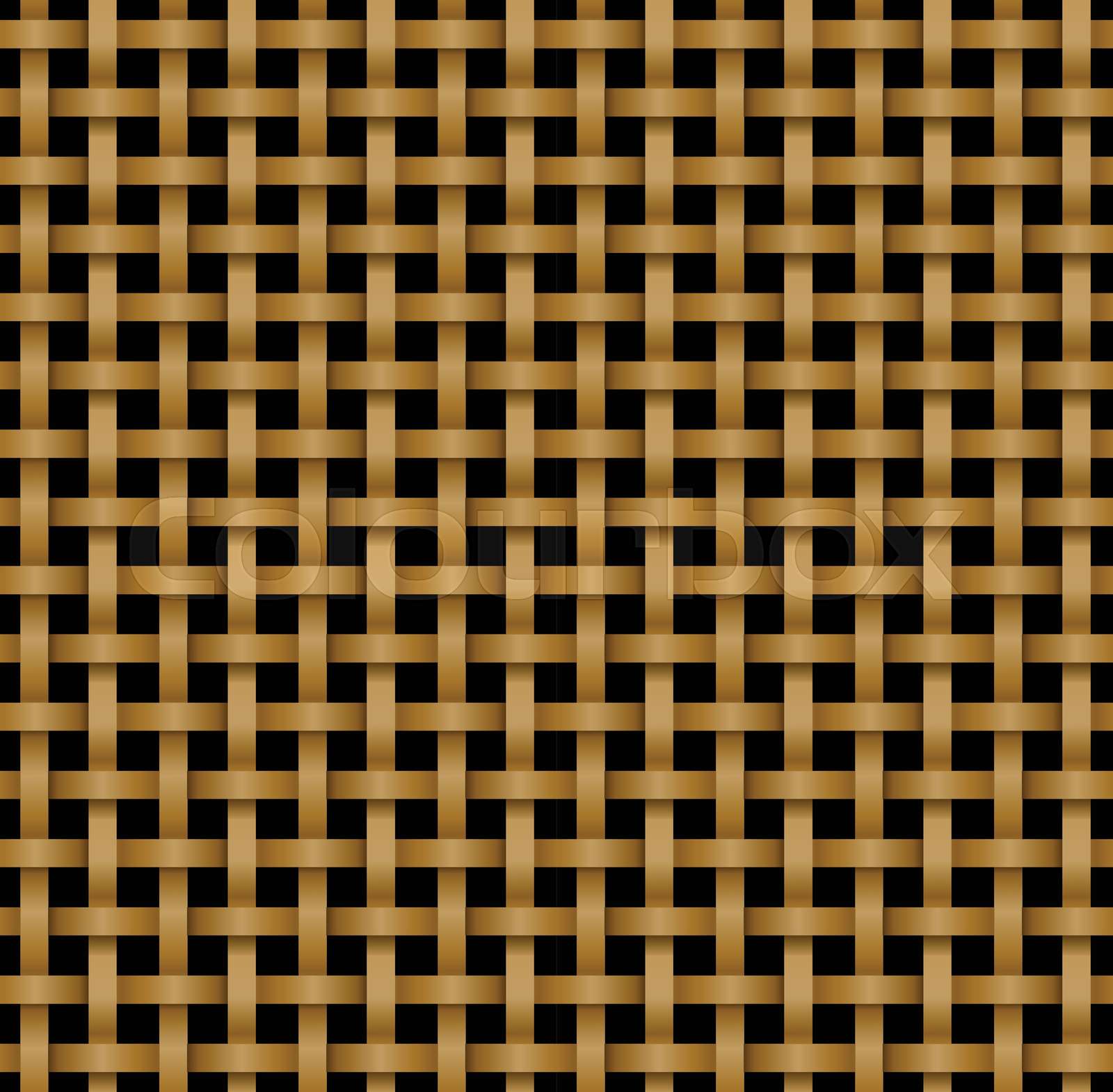 Seamless rattan pattern in knotwork style | Stock vector | Colourbox