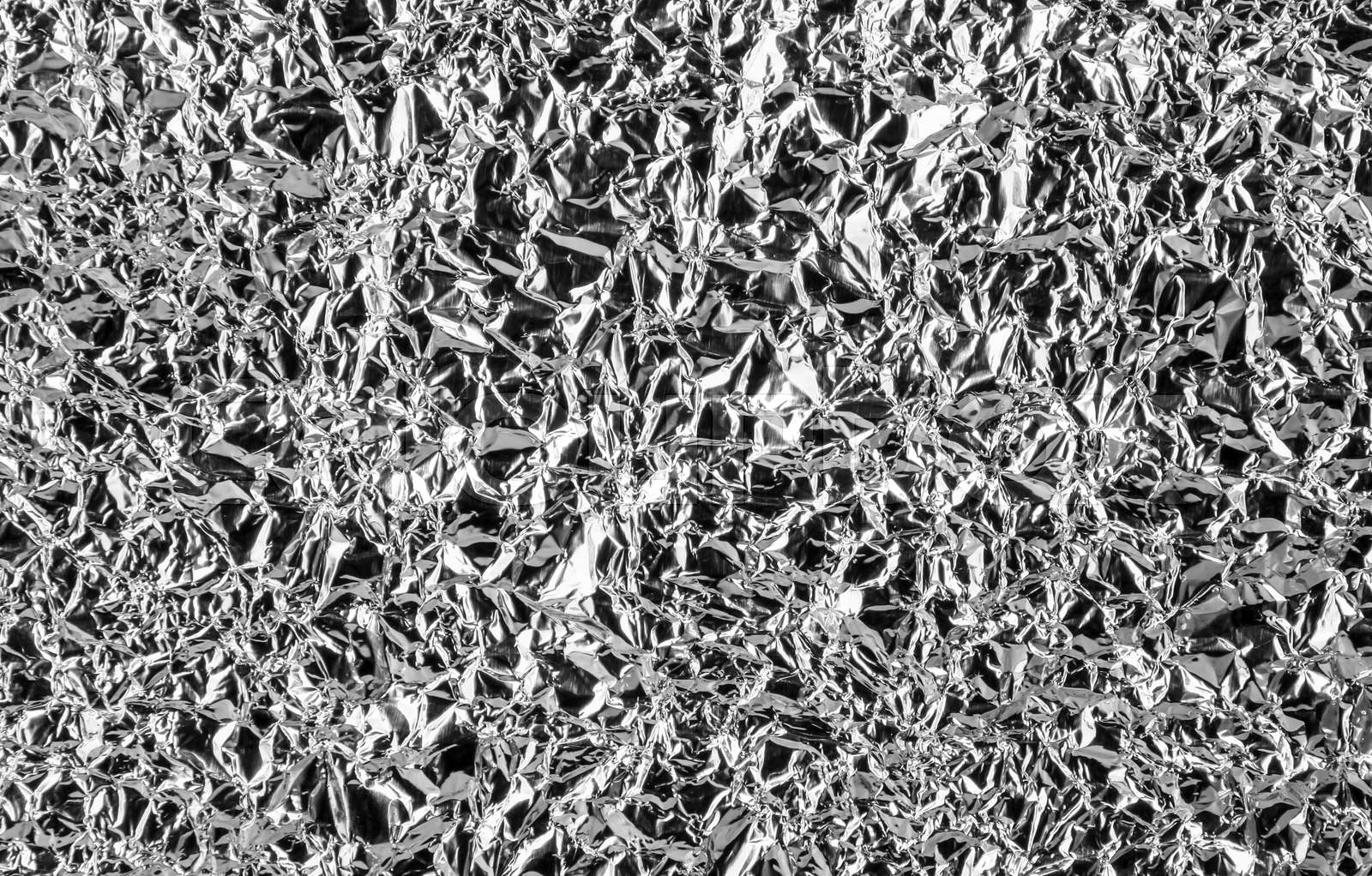 Silver Foil Texture Background | Stock image | Colourbox