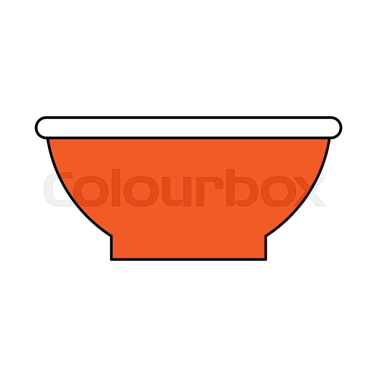bowl vector illustration | Stock vector | Colourbox