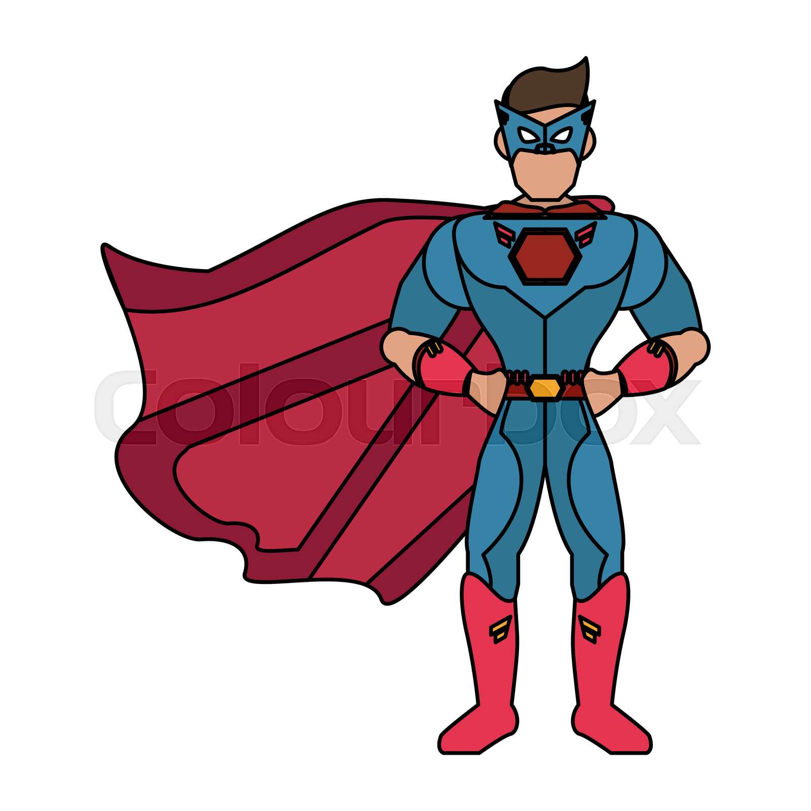 superhero avatar icon image | Stock vector | Colourbox
